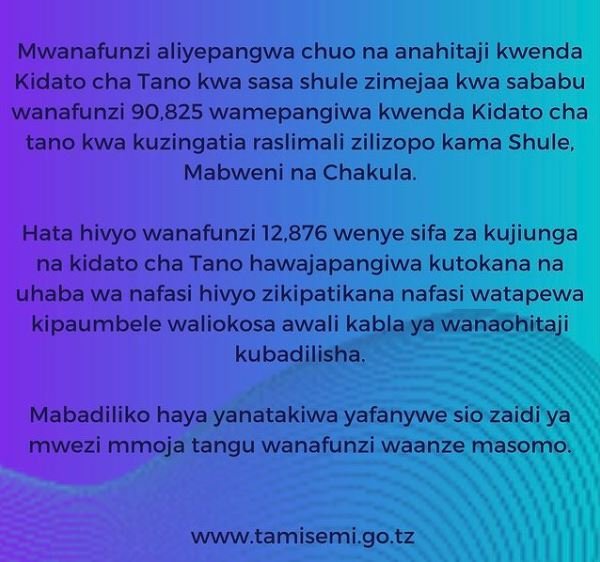 Form Five Second Selection 2022 23 Check Selected Names Form Five Second Selection 2022 23 Check Selected Names