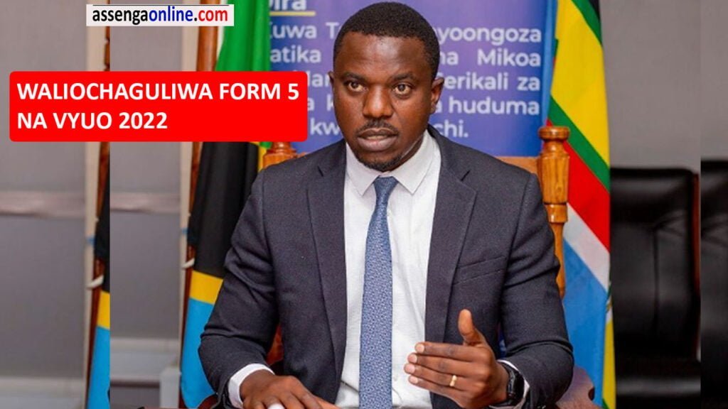 Form 5 selection 2022 | Waliochaguliwa kidato cha tano na vyuo 2022 ...
