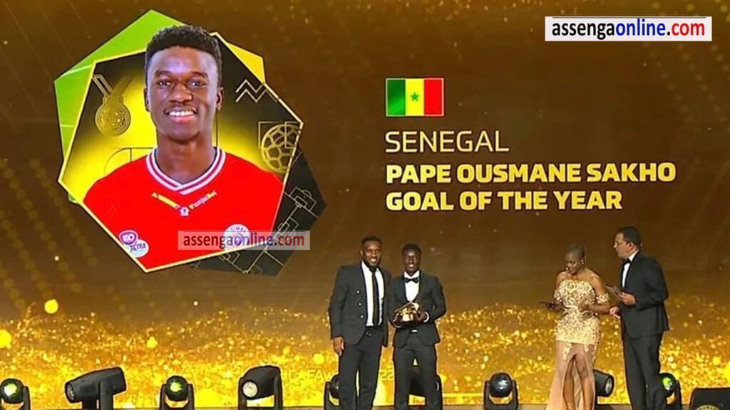 Pape Ousmane Sakho Winner Goal of the year CAF Awards 2022 ...