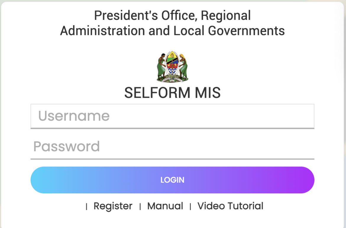 Selform Tamisemi go tz 2024 | Form Five change combination ...