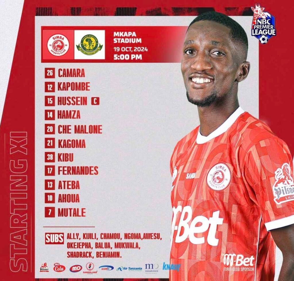Live Update Match day: Simba Vs Yanga - Benjamin Mkapa: October 19 ...