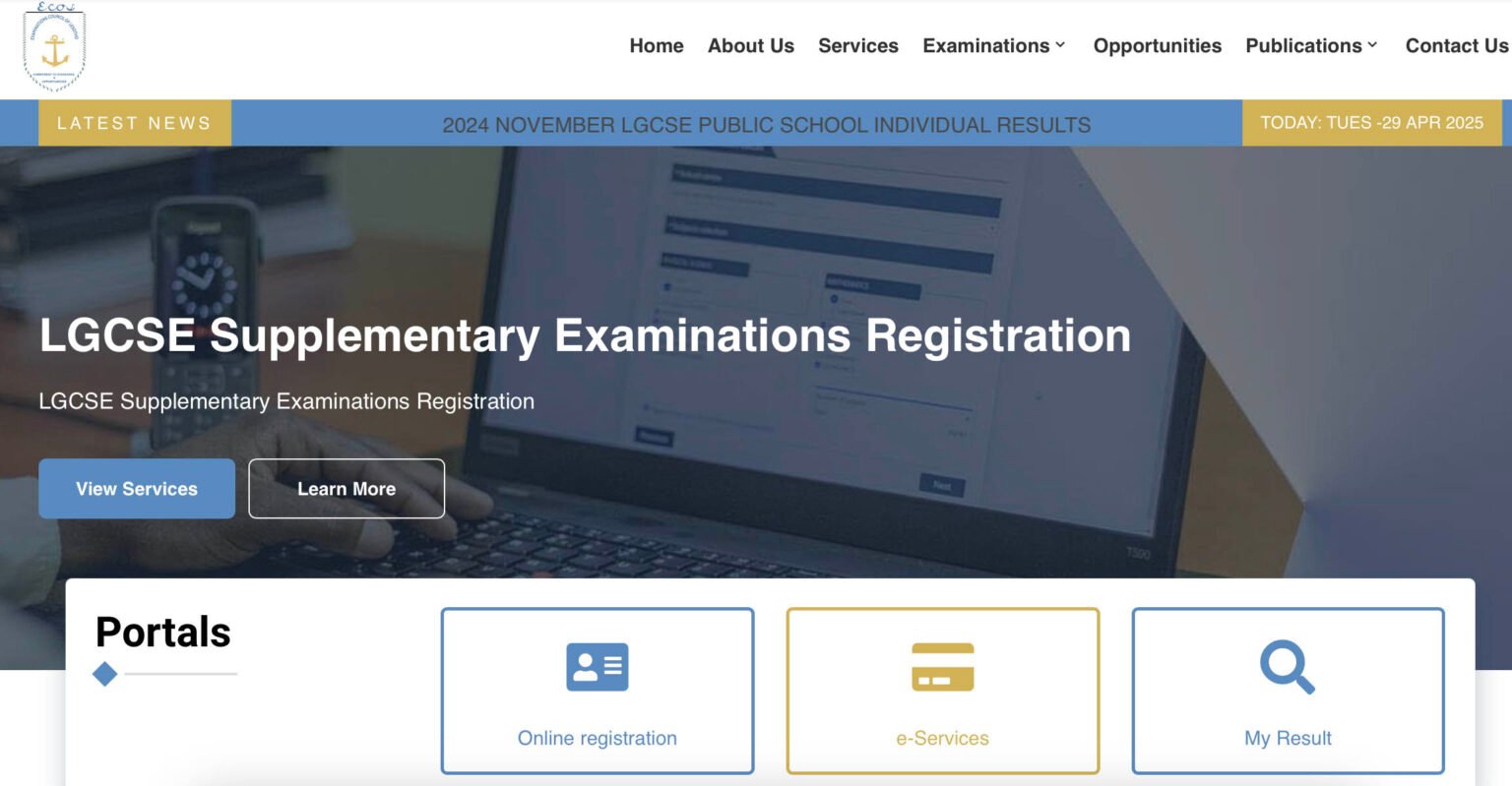 Examinations Council of Lesotho (ECoL) Online Registration Guide 2025 ...
